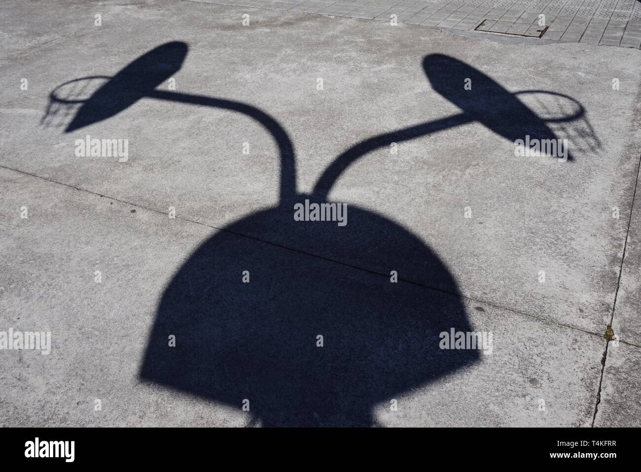 Basketball court shadow hi-res stock photography and images - Alamy