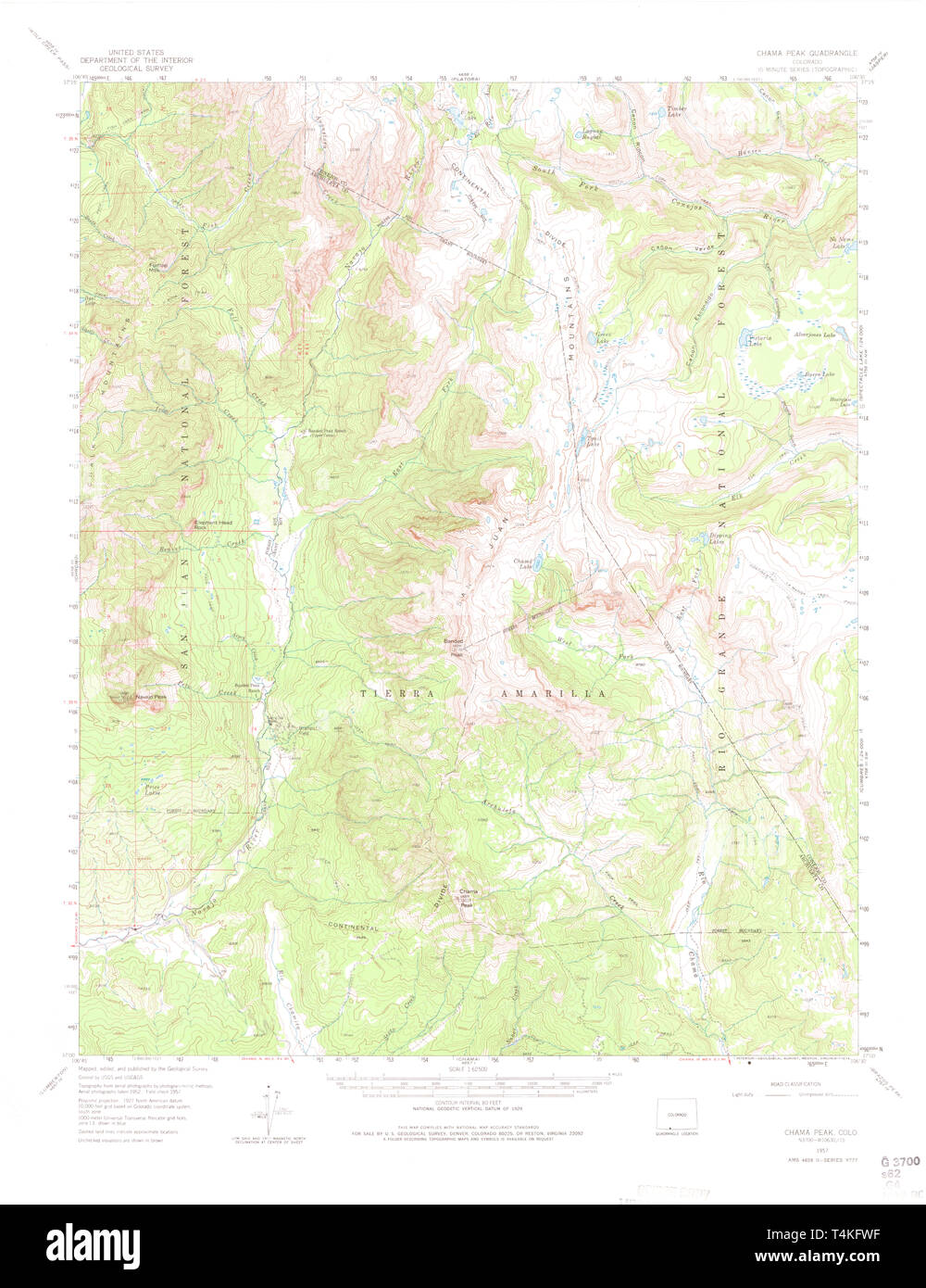 Map of chama hi-res stock photography and images - Alamy