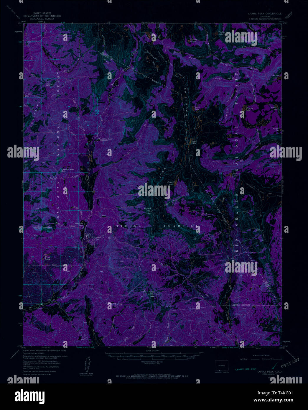 Map of chama hi-res stock photography and images - Alamy