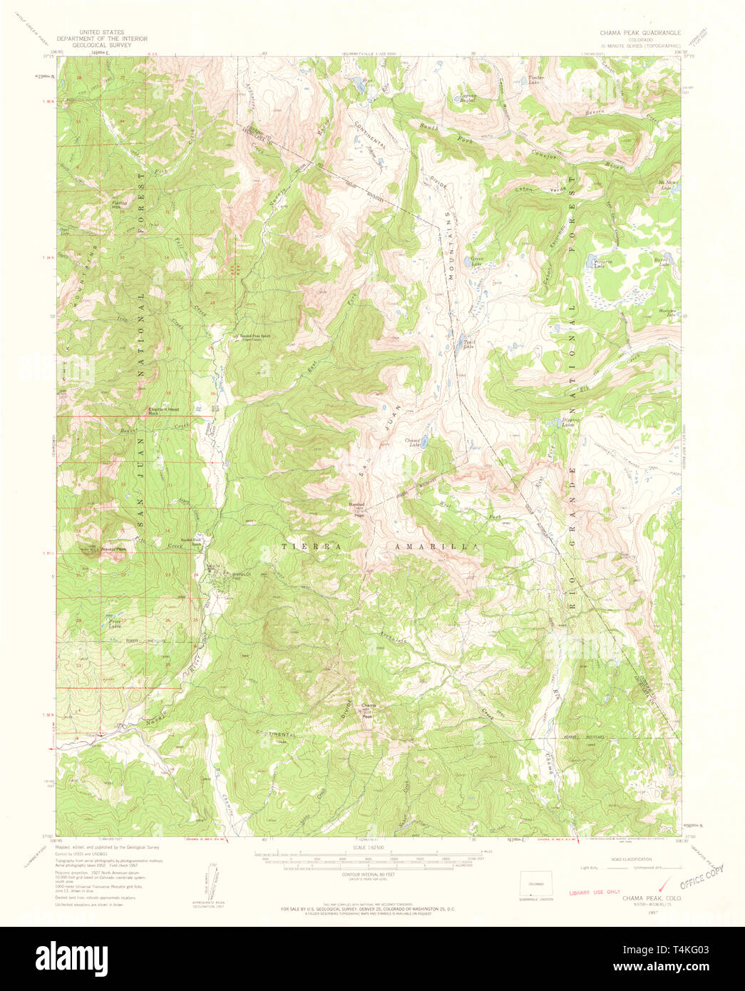 Map of chama hi-res stock photography and images - Alamy