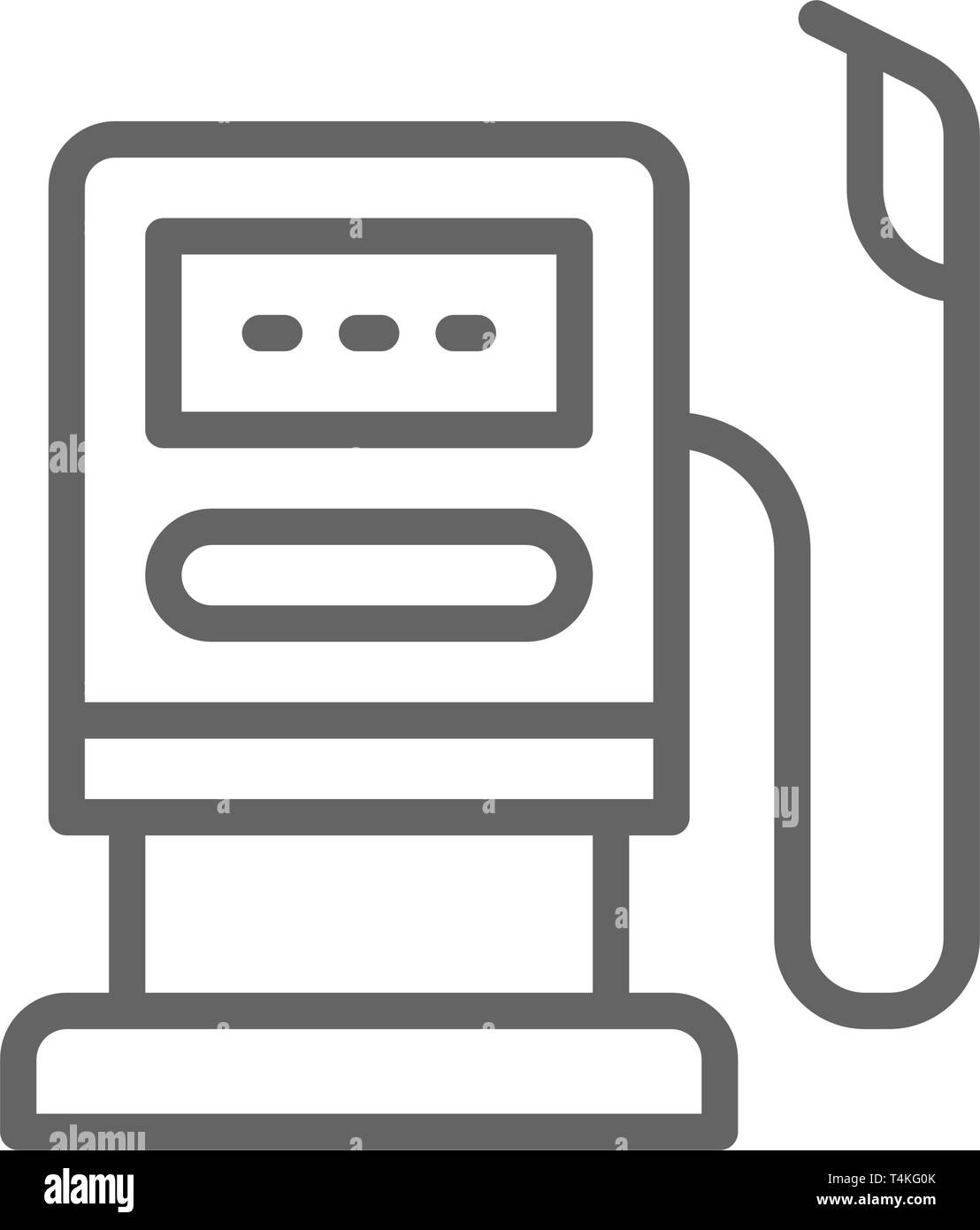 Factory pump icon outline Black and White Stock Photos & Images - Alamy