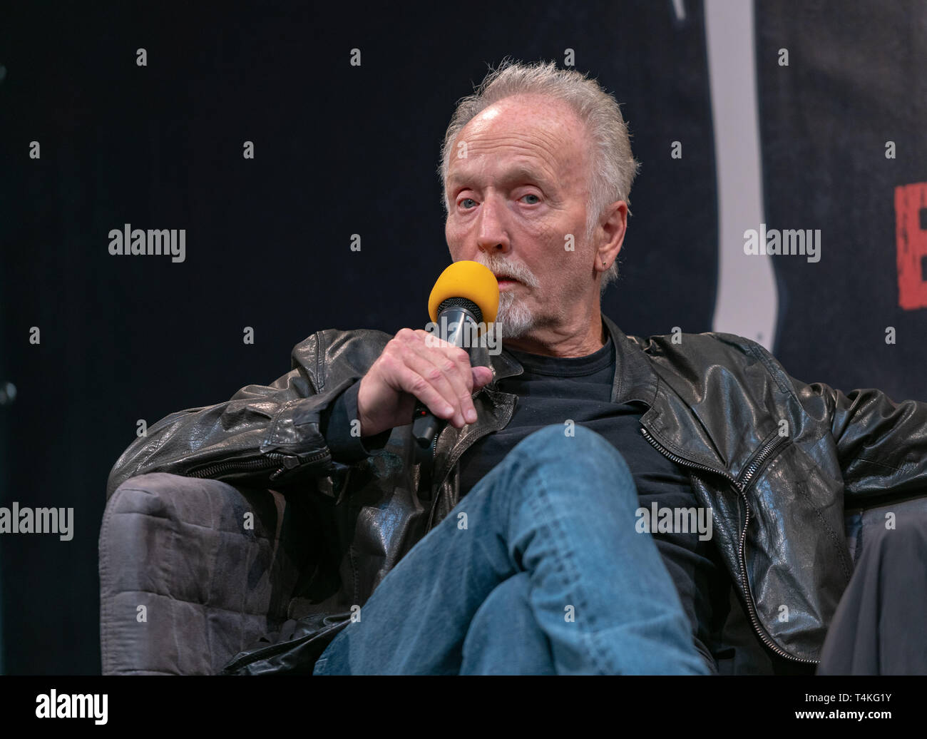 DORTMUND, GERMANY - April 13th 2018: Tobin Bell (*1942, American actor ...