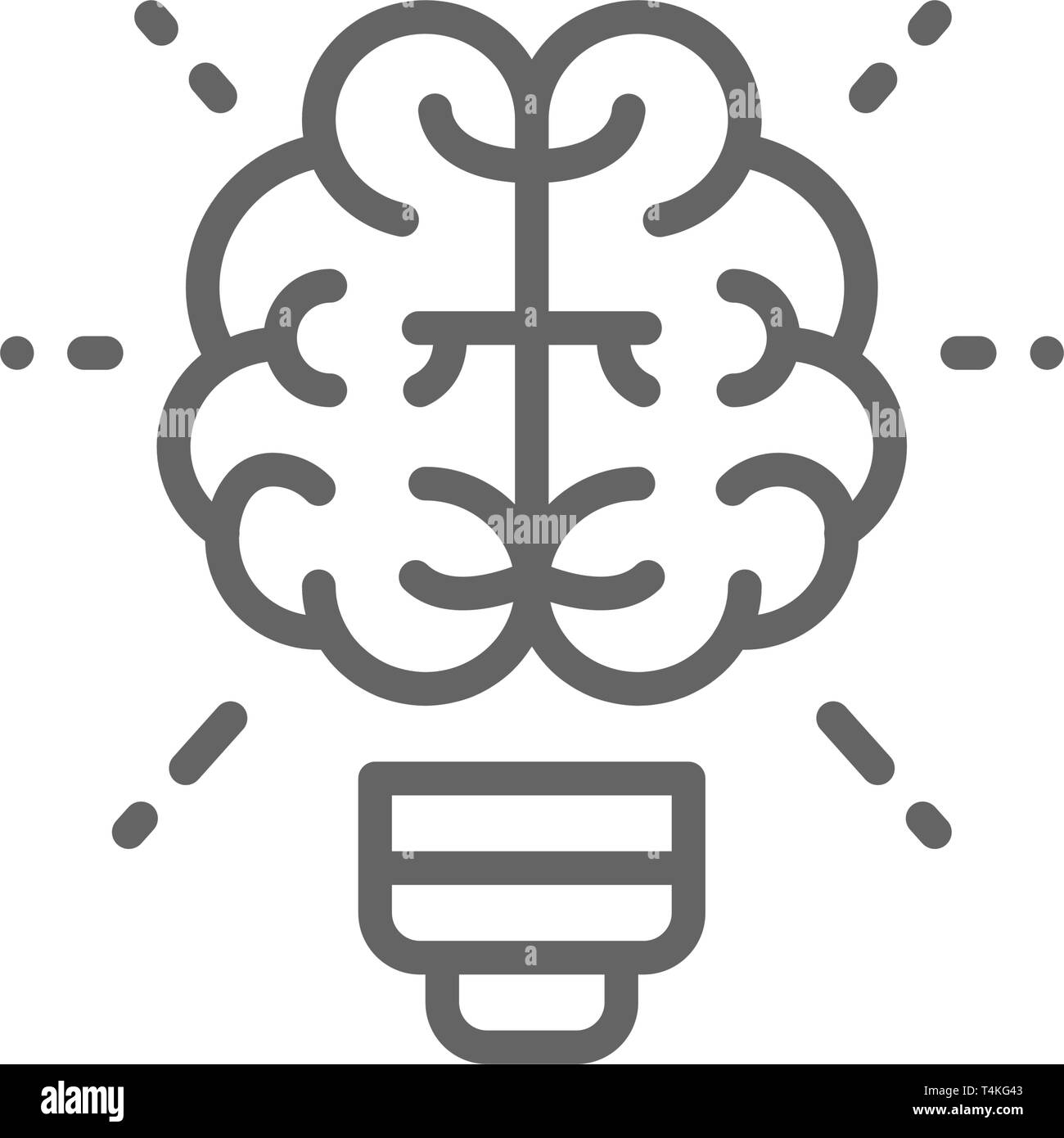 Brain Outline High Resolution Stock Photography and Images - Alamy