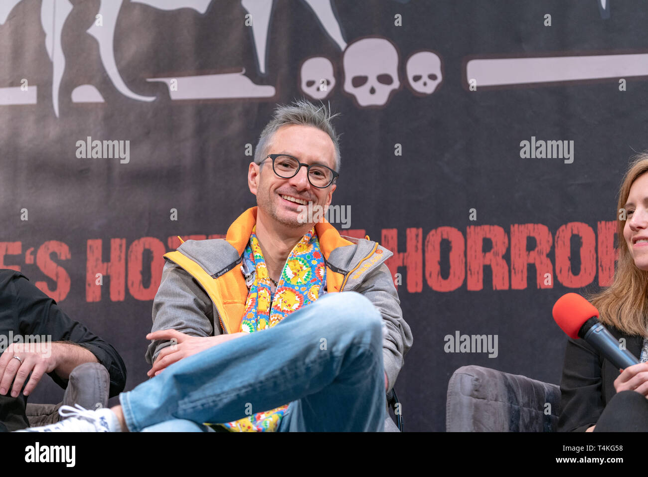 DORTMUND, GERMANY - April 13th 2018: Adam Faraizl (*1977, actor) at ...