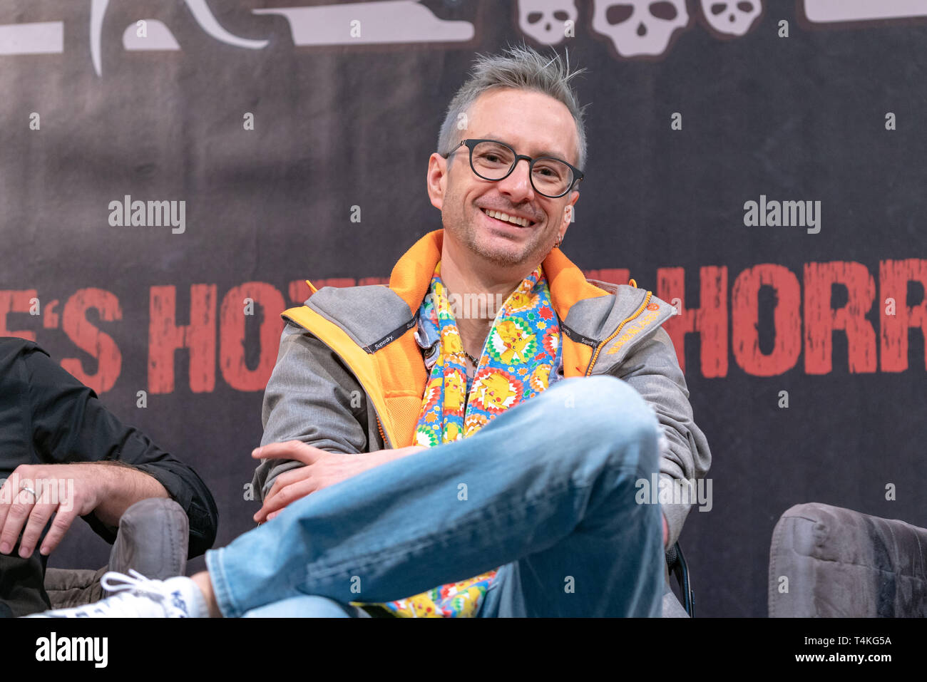 DORTMUND, GERMANY - April 13th 2018: Adam Faraizl (*1977, actor) at ...