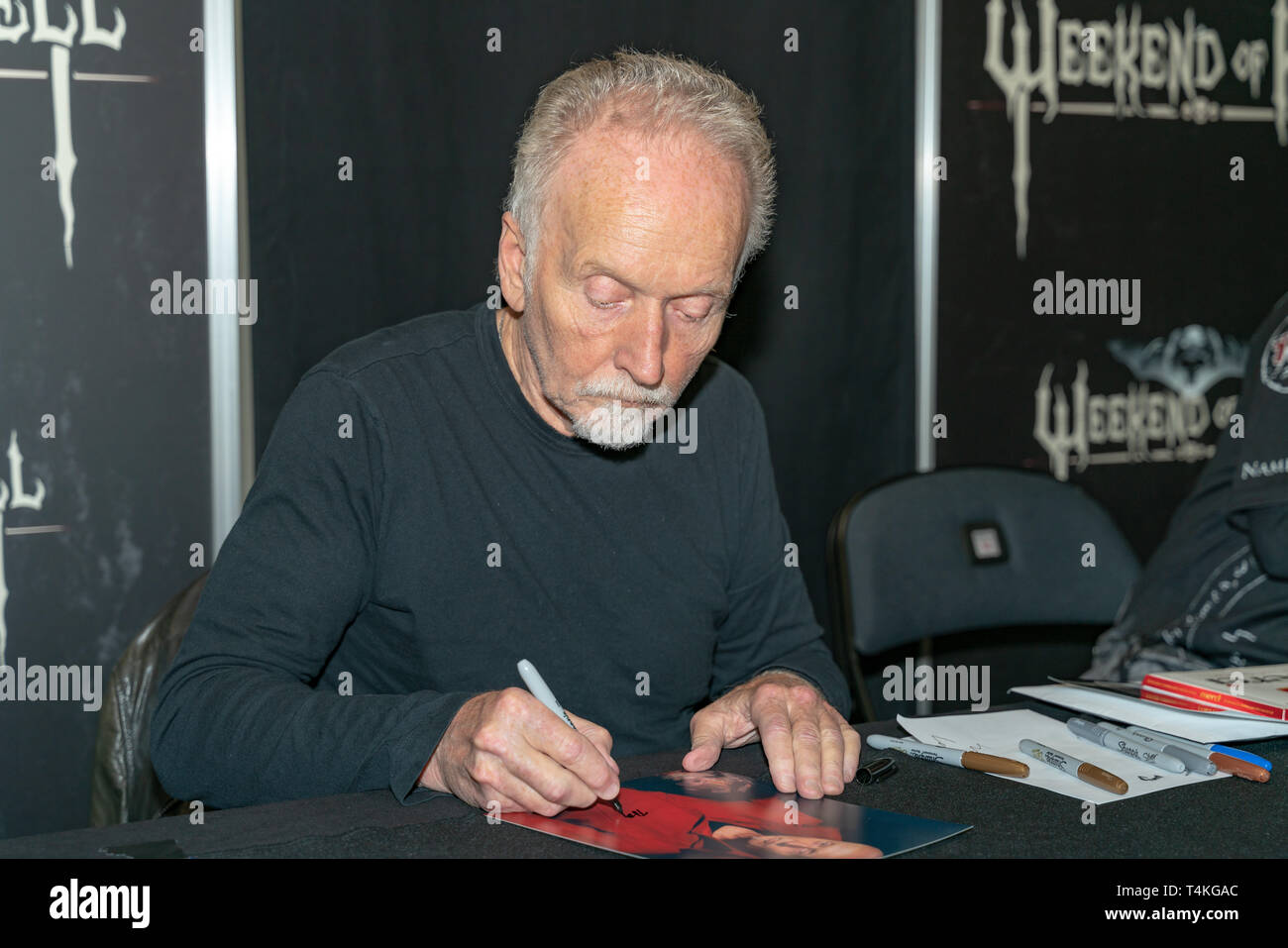 DORTMUND, GERMANY - April 13th 2018: Tobin Bell (*1942, American actor ...
