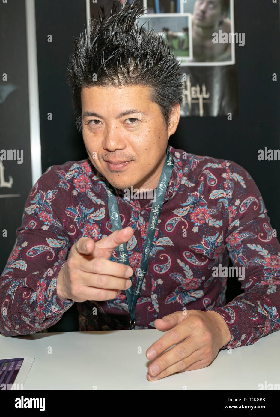 DORTMUND, GERMANY - April 13th 2018: Akihiro Kitamura (*1979, Japanese ...