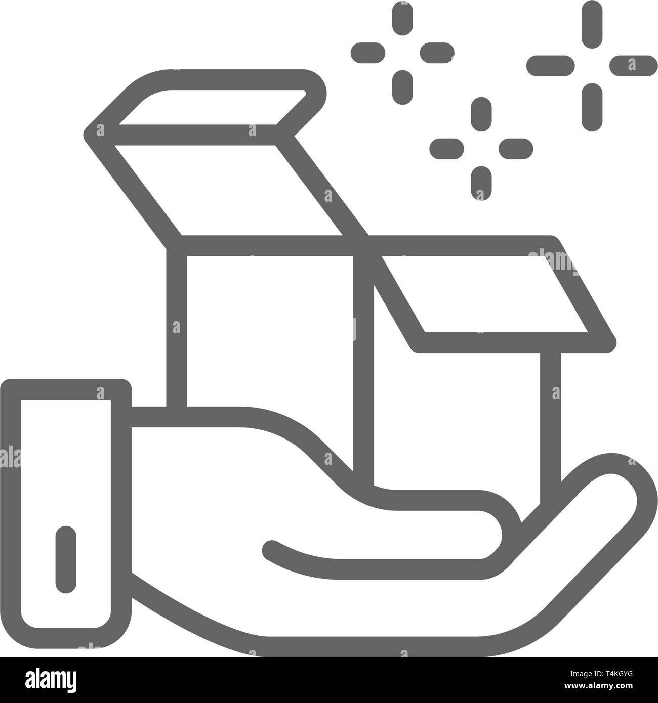 Start delivery box Stock Vector Images - Alamy