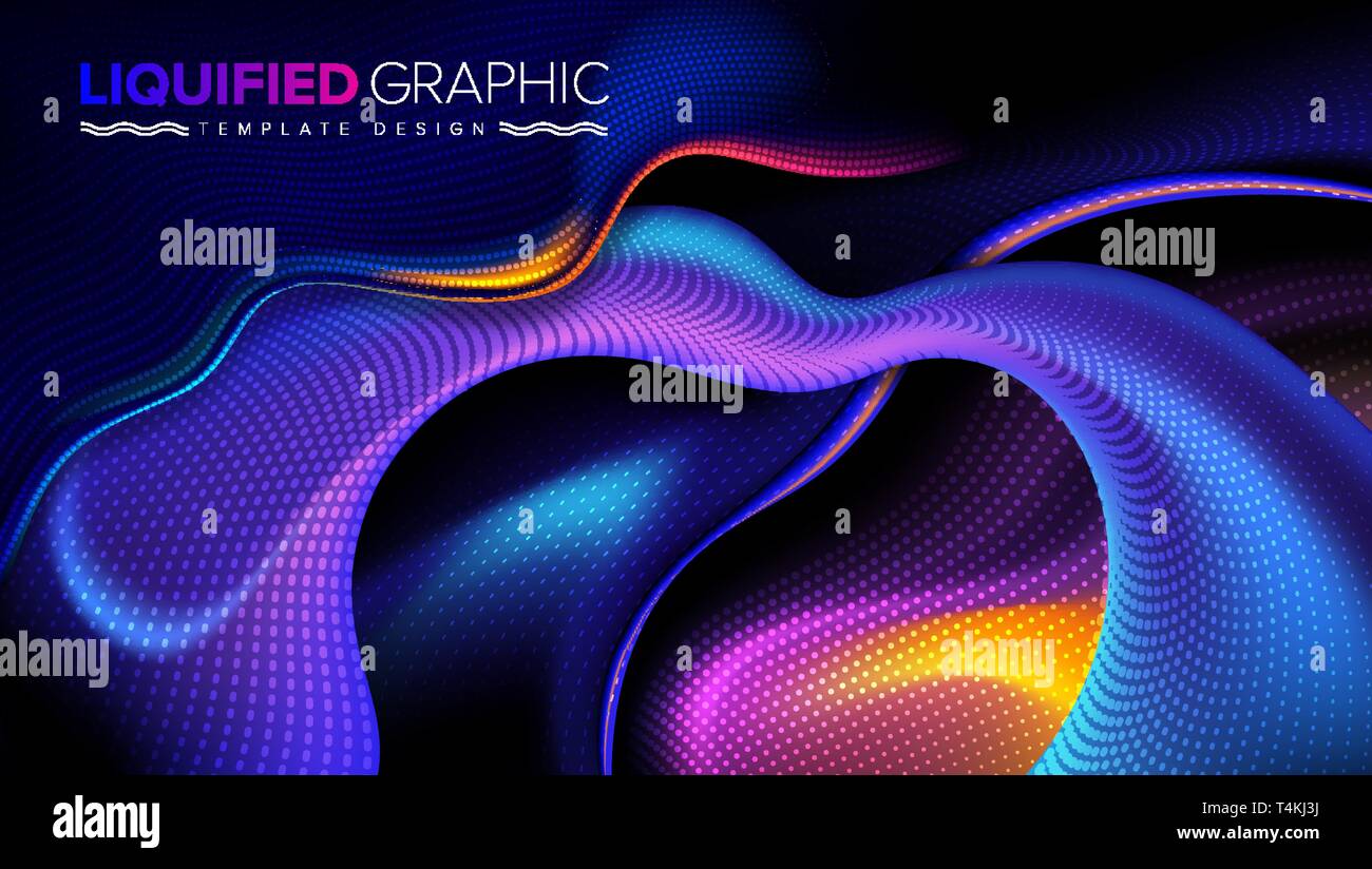 Curvy Stripes Template Design Stock Vector Image & Art - Alamy