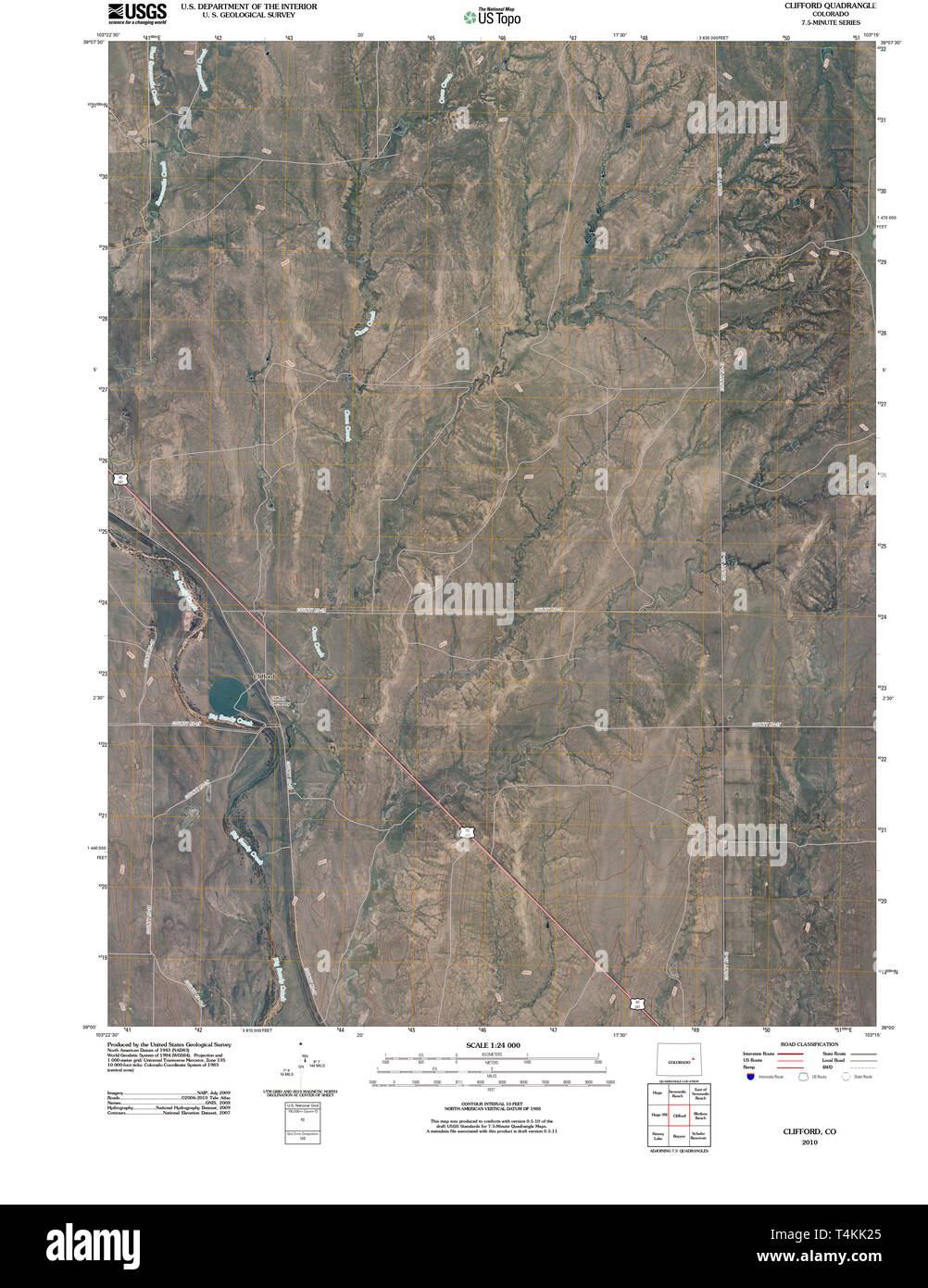 Map of clifford hi-res stock photography and images - Alamy