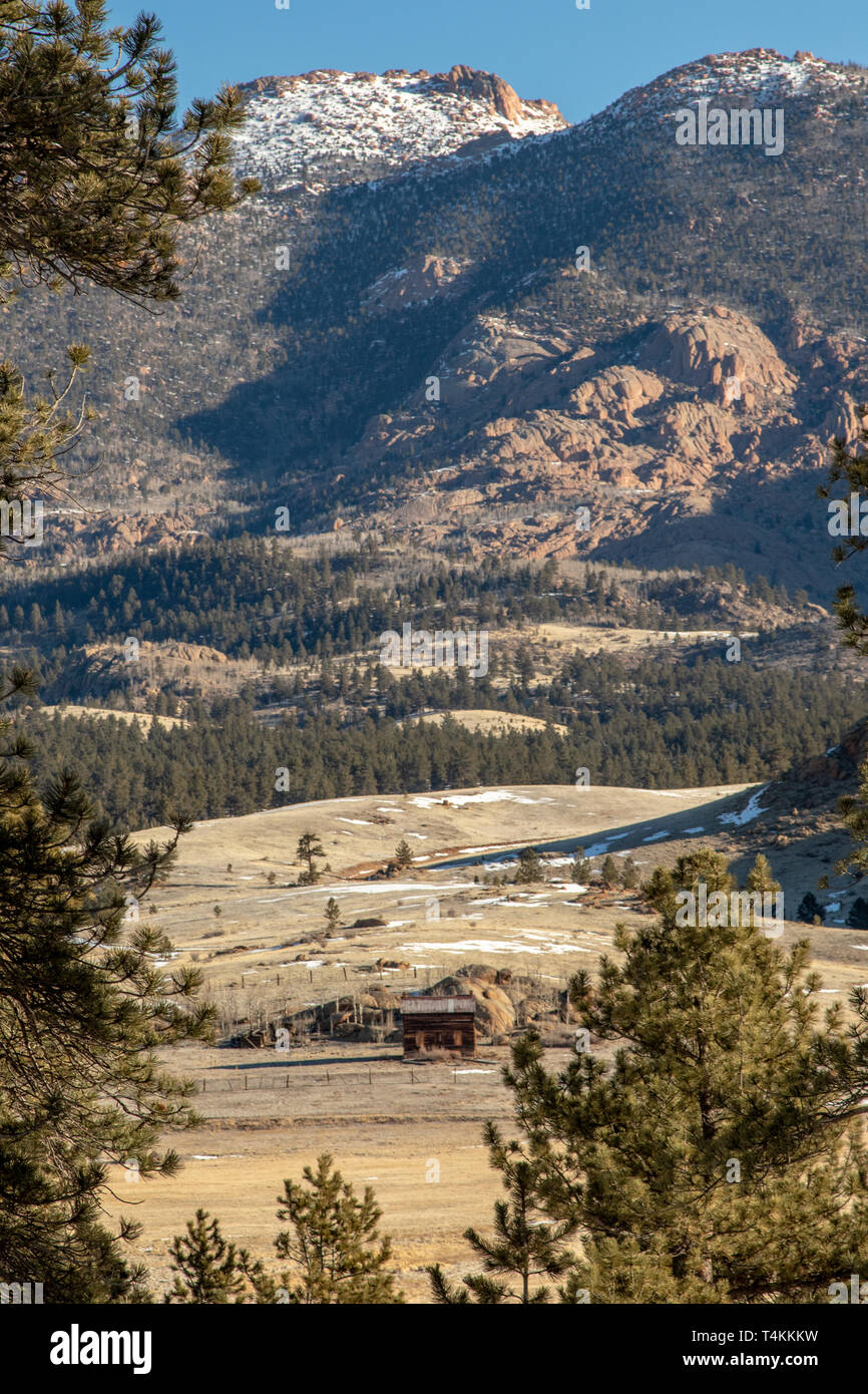 Ranch in the china Wall area of the Tarryall road near Lake George ...