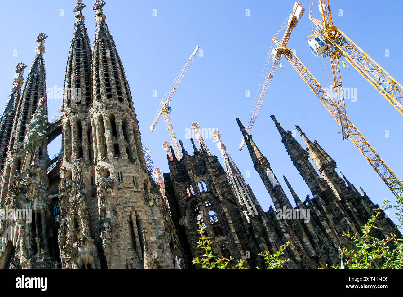 Sagrada Familia cathedral, work by catalan architect Antoni Gaudi ...