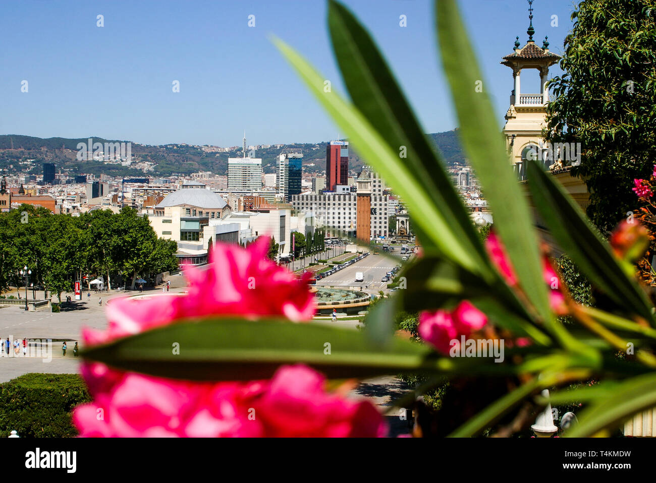 Spain square, Barcelona, Catalonia, Spain Stock Photo - Alamy
