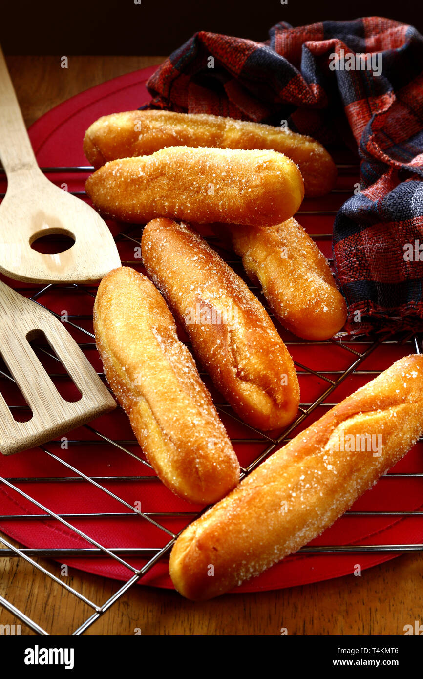 Photo of freshly baked Filipino delicacy called Bicho-bicho Stock Photo ...