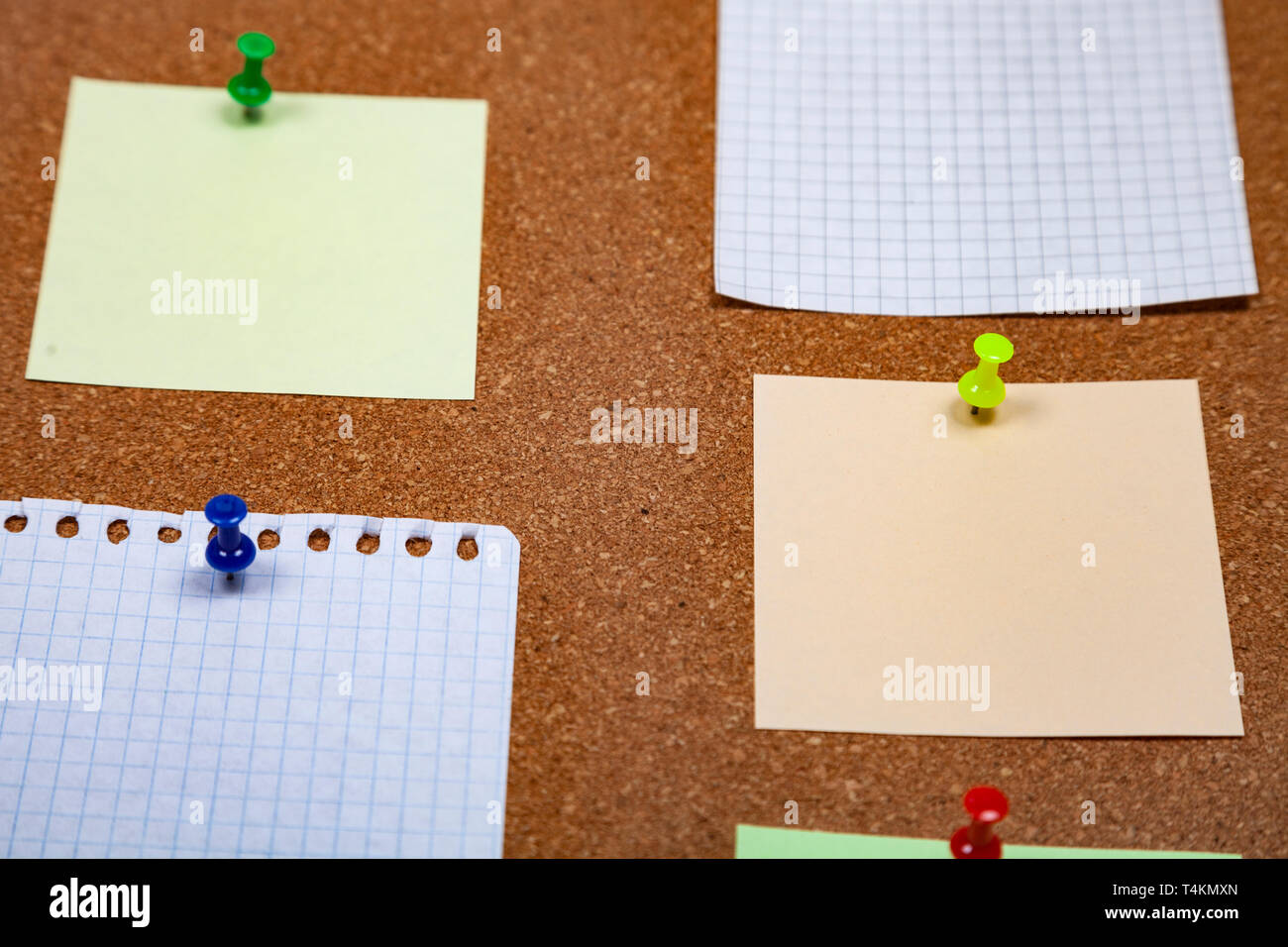 Corkboard sticky notes memo message hi-res stock photography and images ...