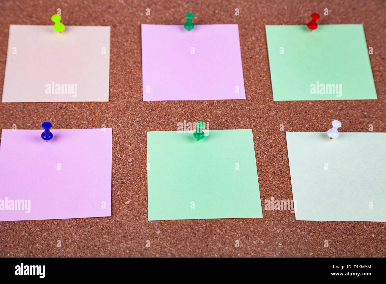 Corkboard sticky notes memo message hi-res stock photography and images ...