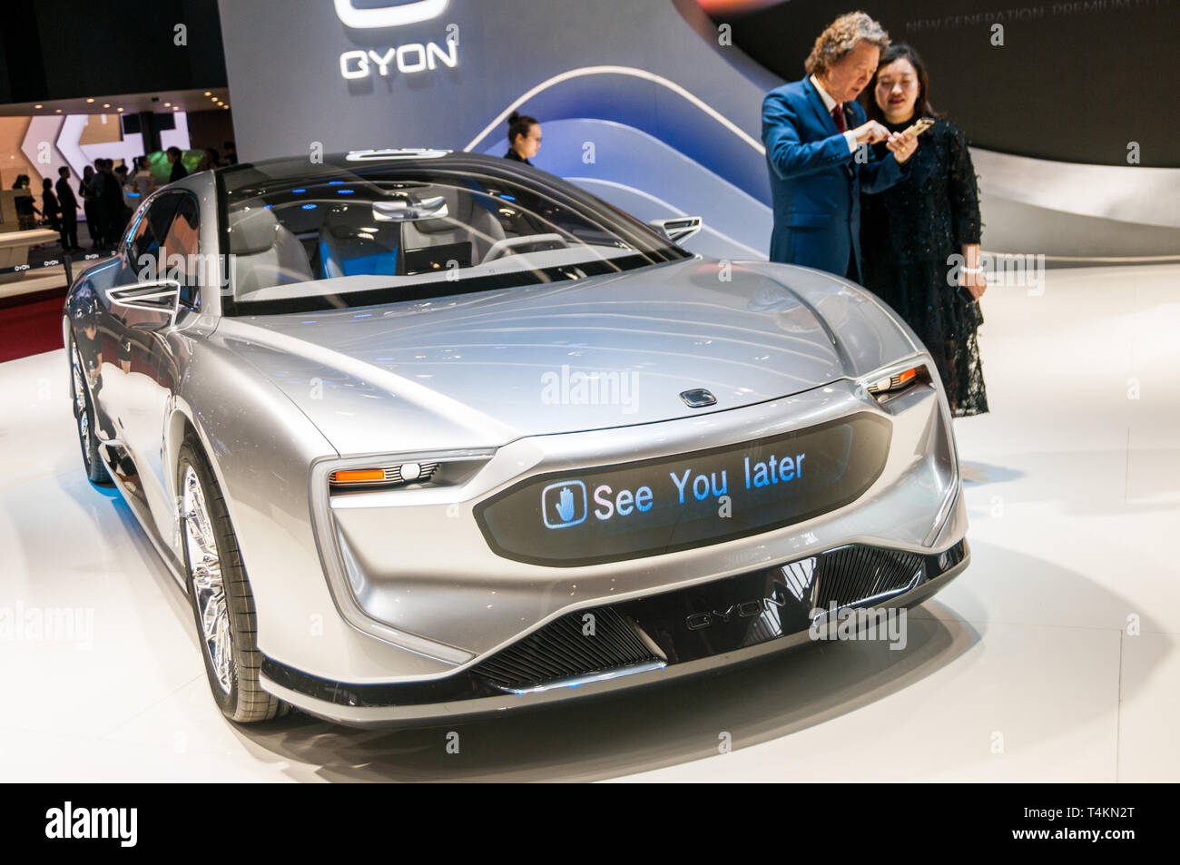 Gyon Matchless electric SUV concept unveiled at the 2019 Shanghai Auto ...