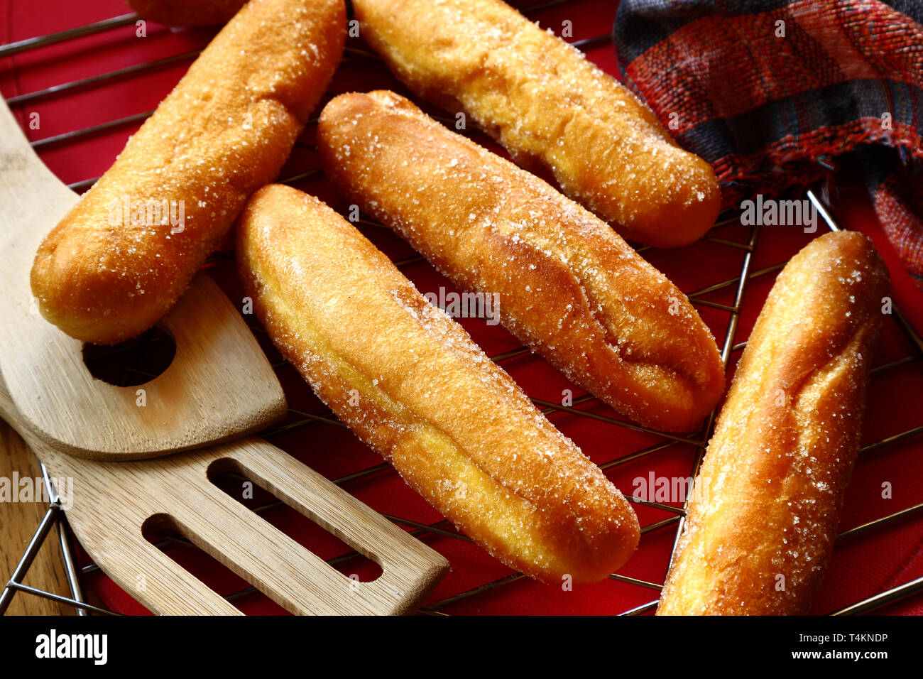 Photo of freshly baked Filipino delicacy called Bicho-bicho Stock Photo ...