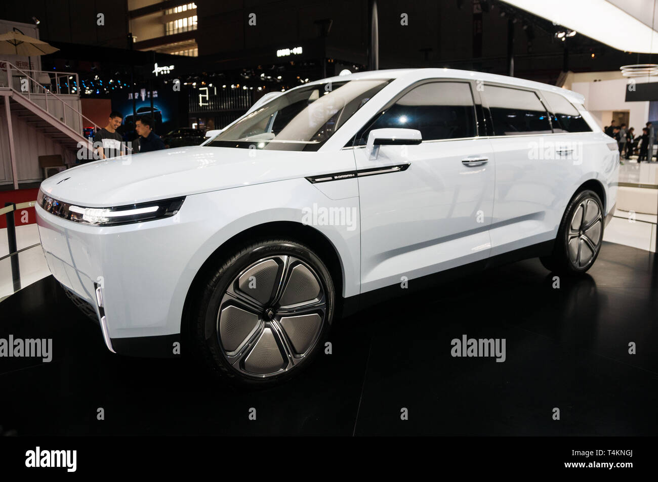 Bordrin iV7 electric car unveiled at the 2019 Shanghai Auto Show Stock ...