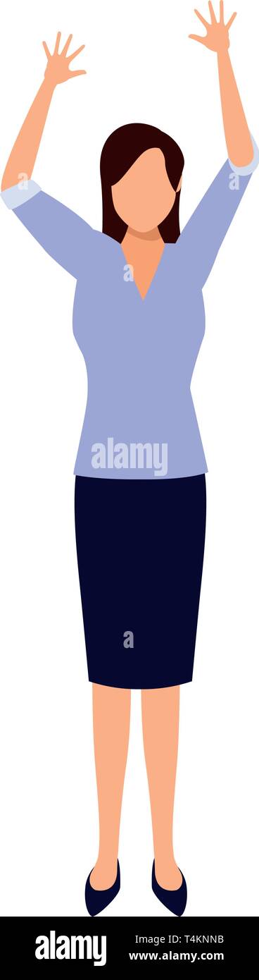 Successful businesswoman avatar character Cut Out Stock Images ...