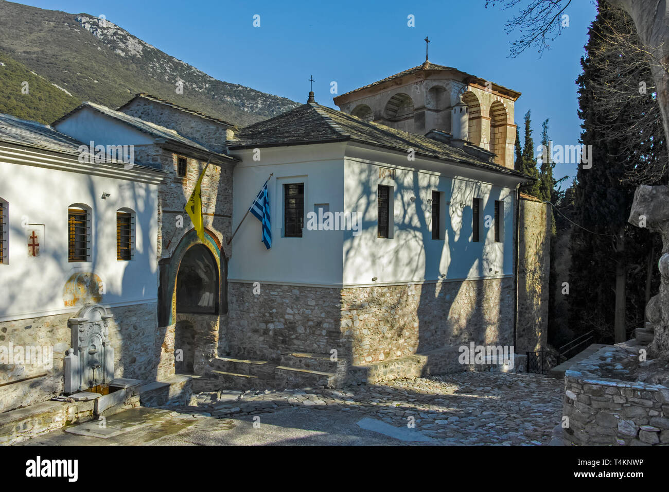 Medieval Monastery of Timiou Prodromou St. John the Baptist near town ...