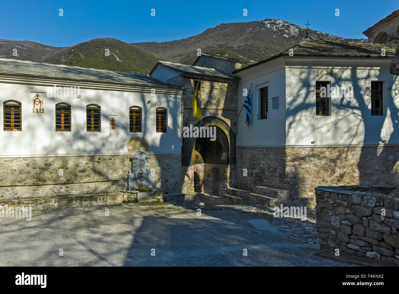 Medieval Monastery of Timiou Prodromou St. John the Baptist near town ...