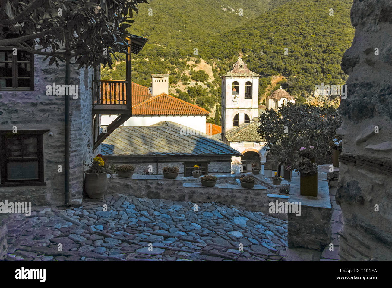 Medieval Monastery of Timiou Prodromou St. John the Baptist near town ...