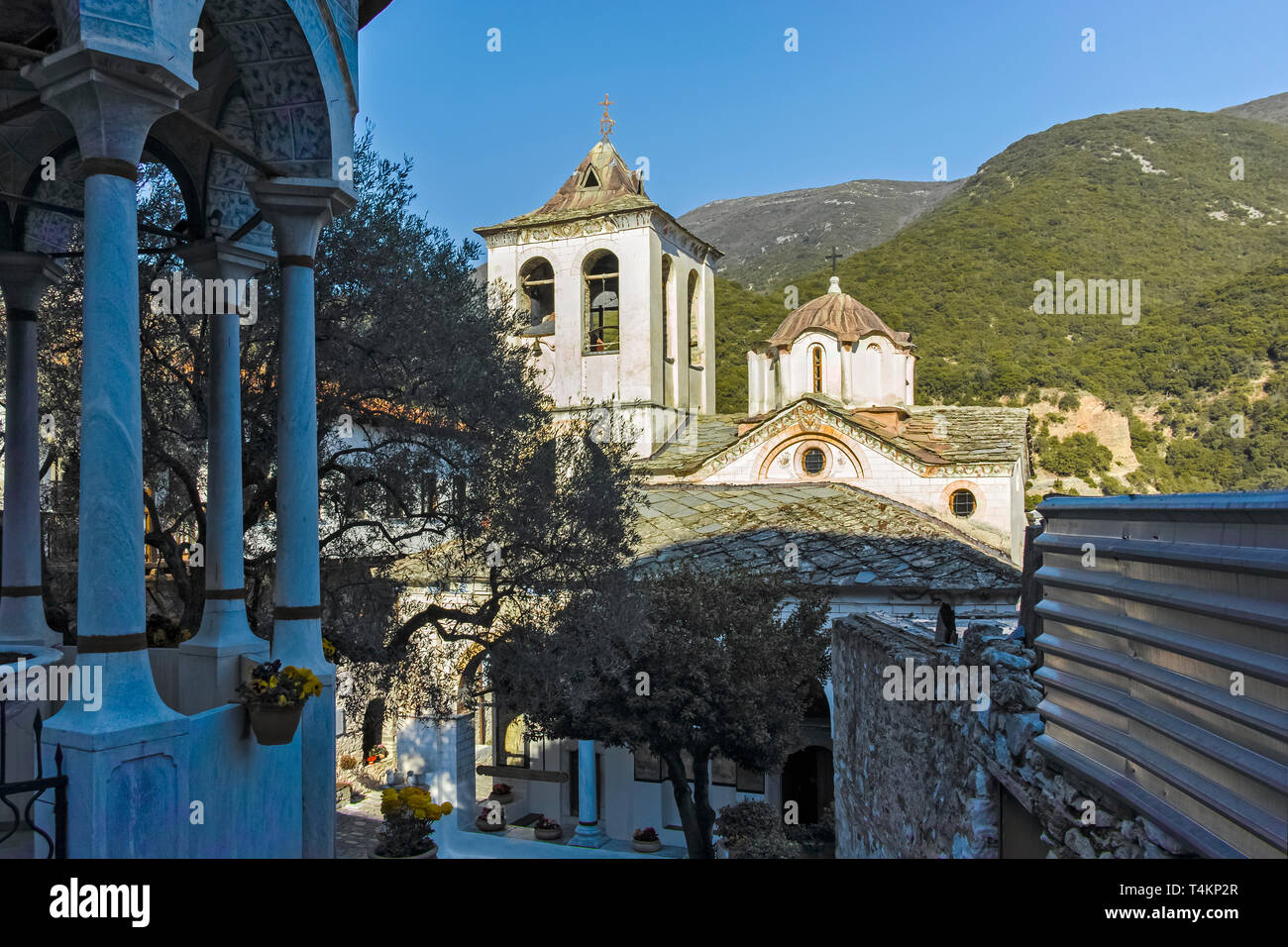 Medieval Monastery of Timiou Prodromou St. John the Baptist near town ...