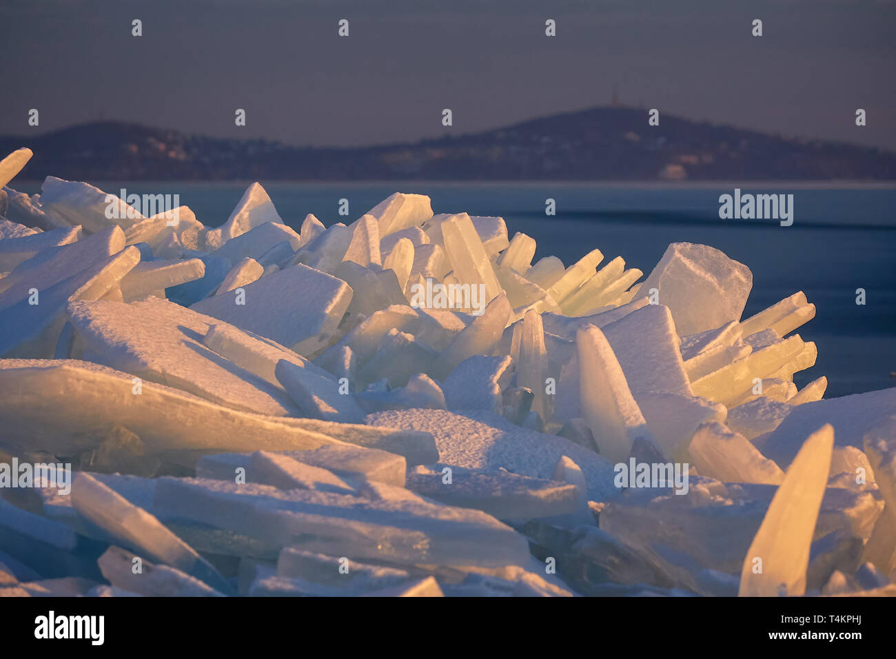 Ice blocks in water lake hi-res stock photography and images - Alamy