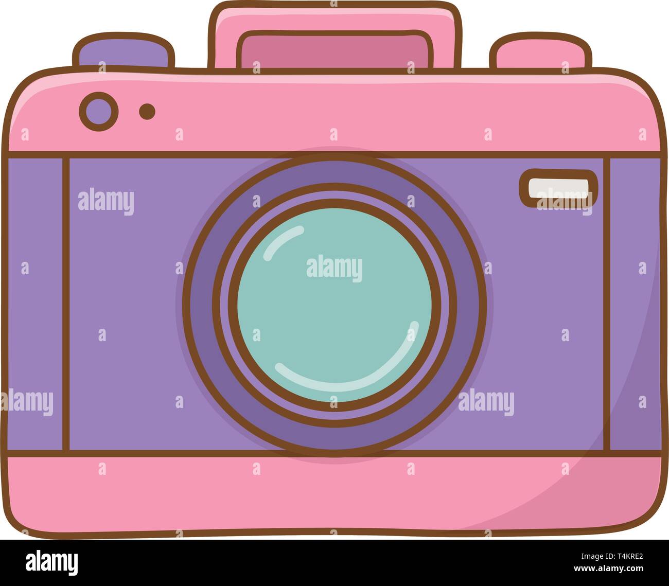 photographic camera icon cartoon vector illustration graphic design ...