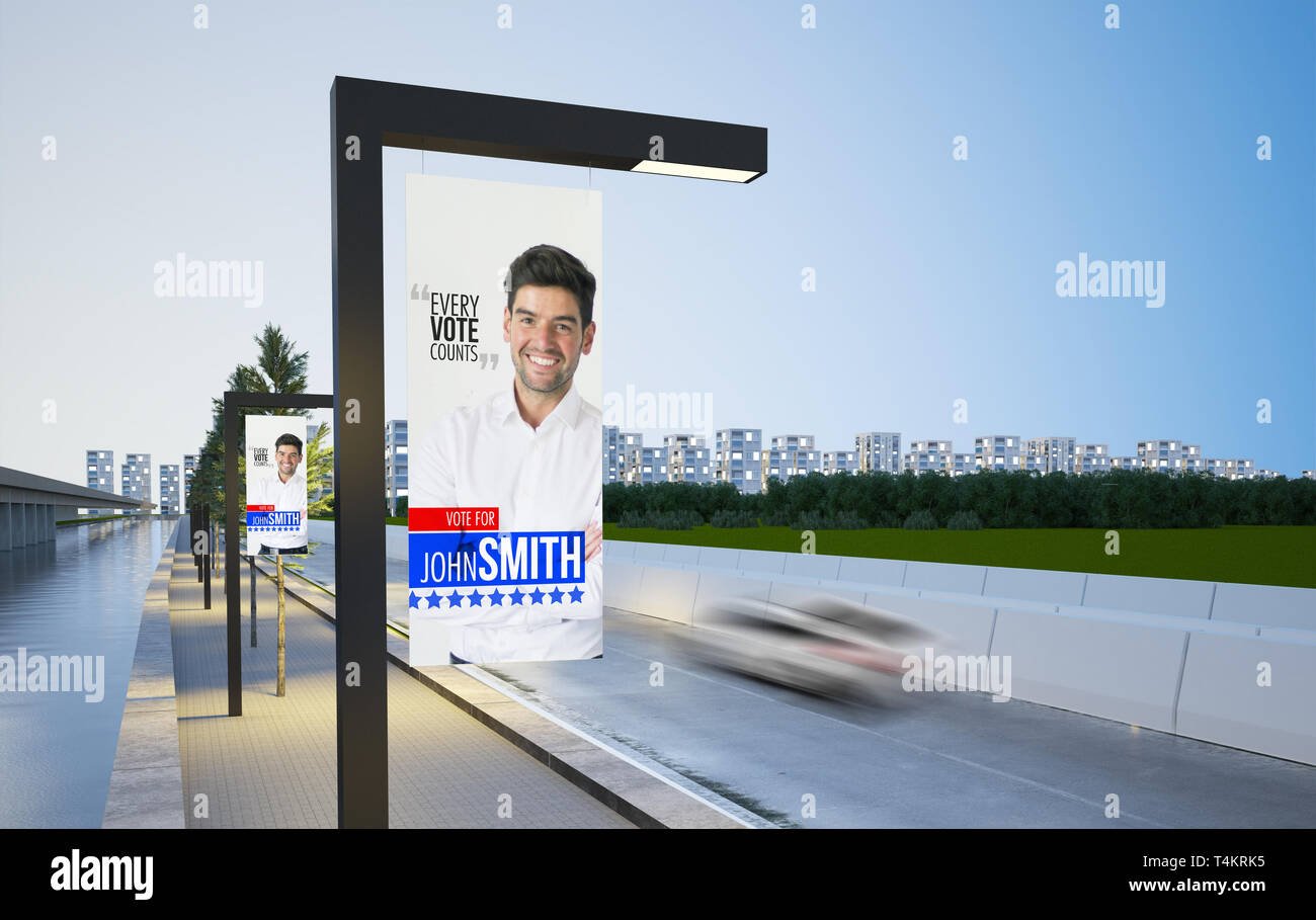 Political advertisment hi-res stock photography and images - Alamy