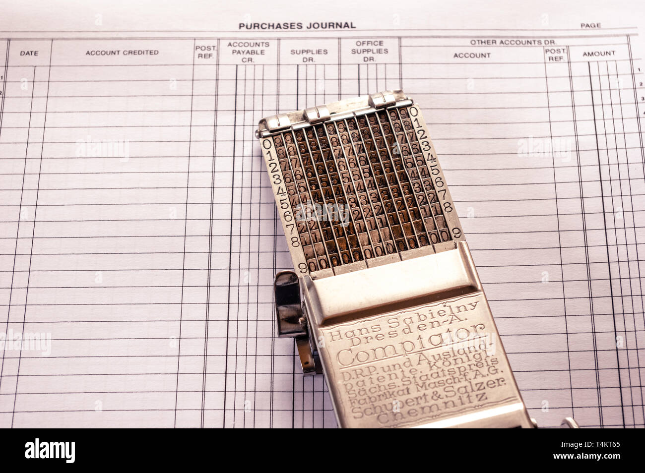 Old accounting machine hi-res stock photography and images - Alamy