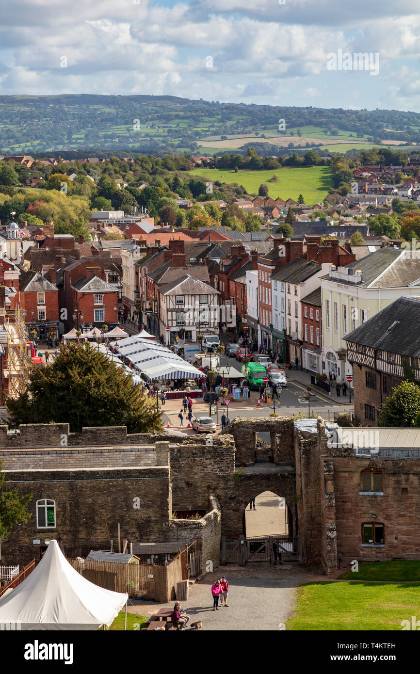 Ludlow Town Centre Stock Photos & Ludlow Town Centre Stock Images - Alamy