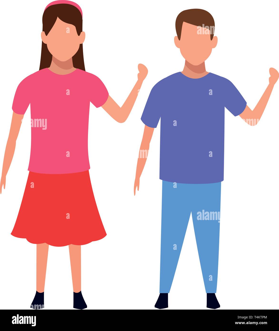 kids avatar cartoon character Stock Vector Image & Art - Alamy