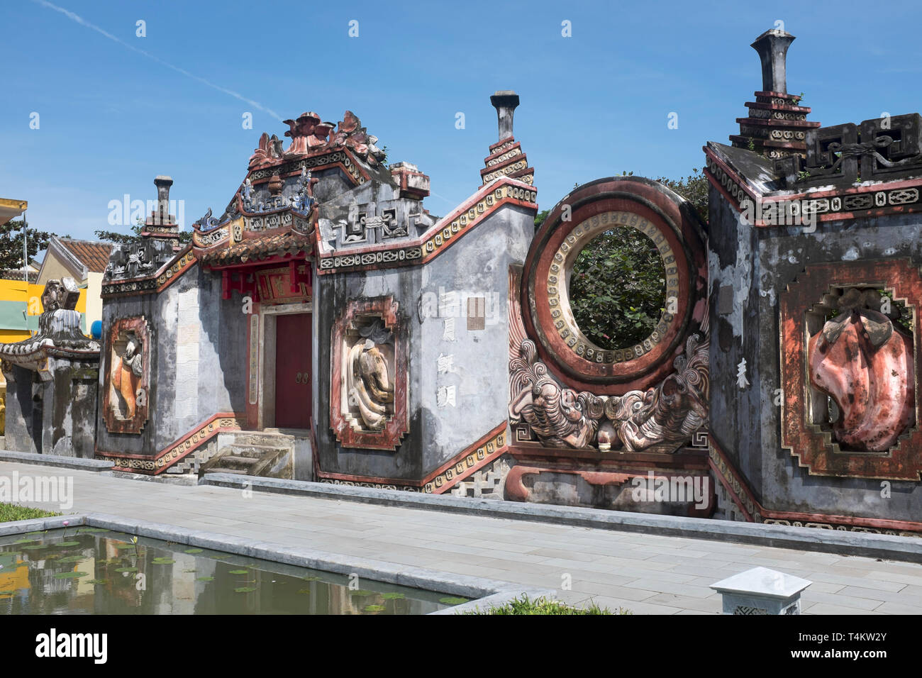 The Ba Mu Temple Gate Hoi An Vietnam Stock Photo - Alamy