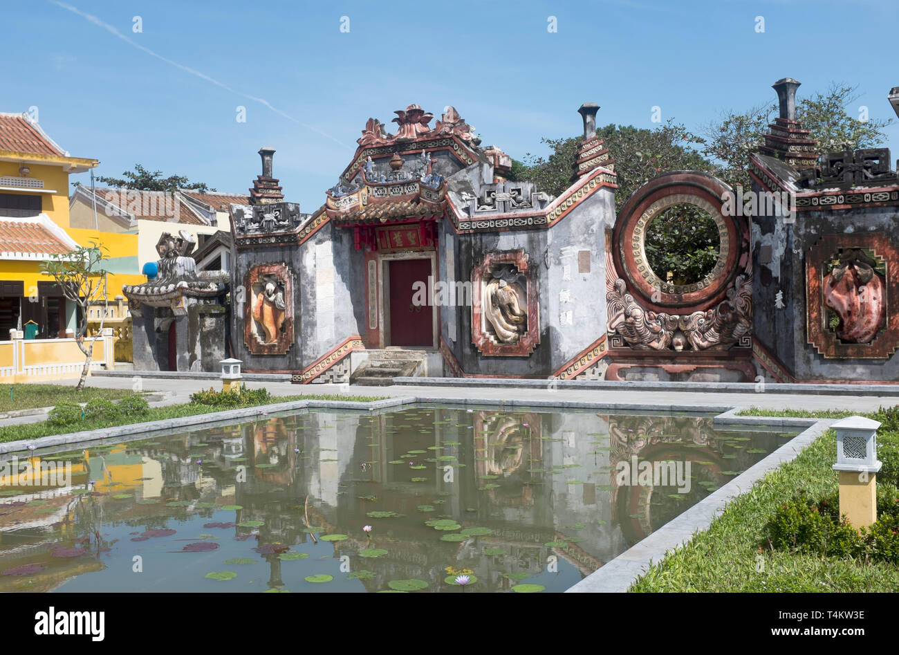 The Ba Mu Temple Gate Hoi An Vietnam Stock Photo - Alamy
