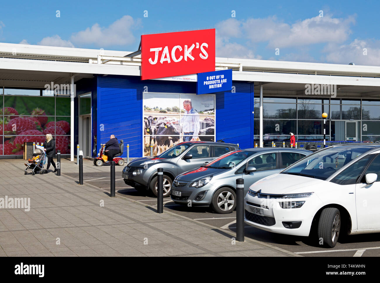 A branch of Jack's (part of Tesco) in Immingham, North Lincolnshire ...