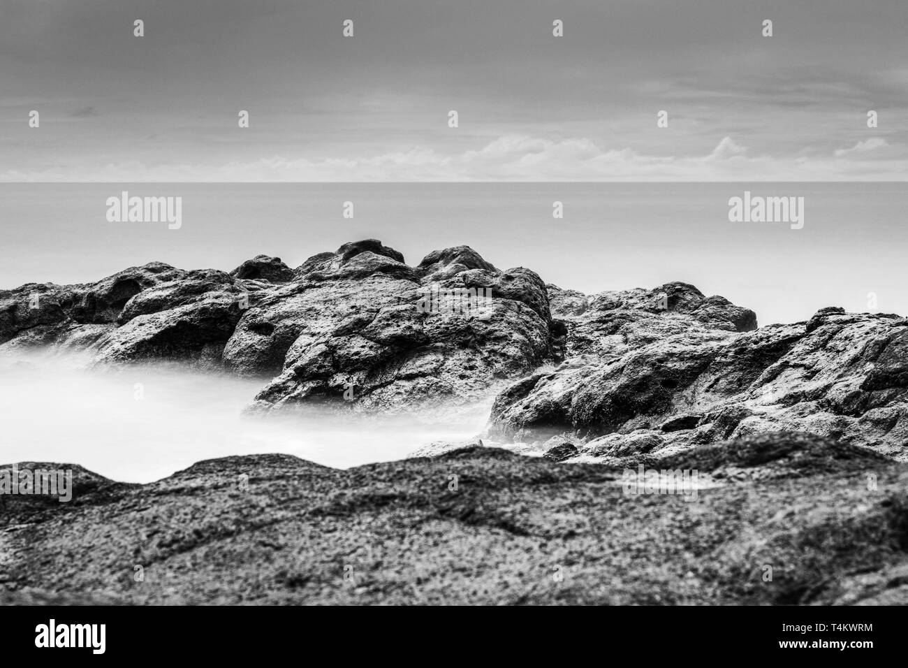In slow shutter exposure Black and White Stock Photos & Images - Alamy