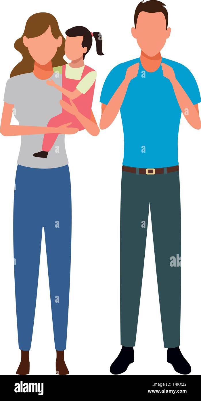 family avatar cartoon character Stock Vector Image & Art - Alamy