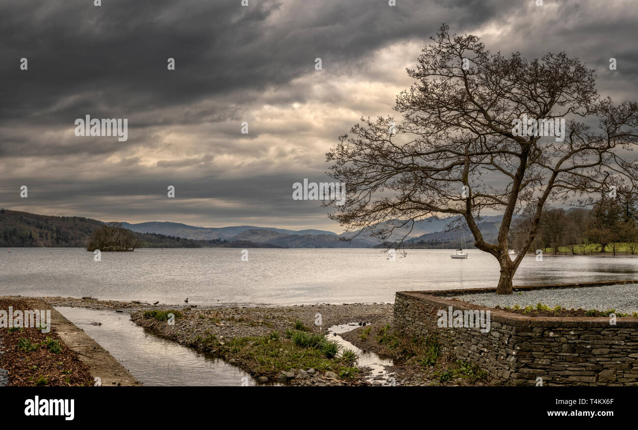 The new museum at Windermere has some stunning views up the lake Stock ...