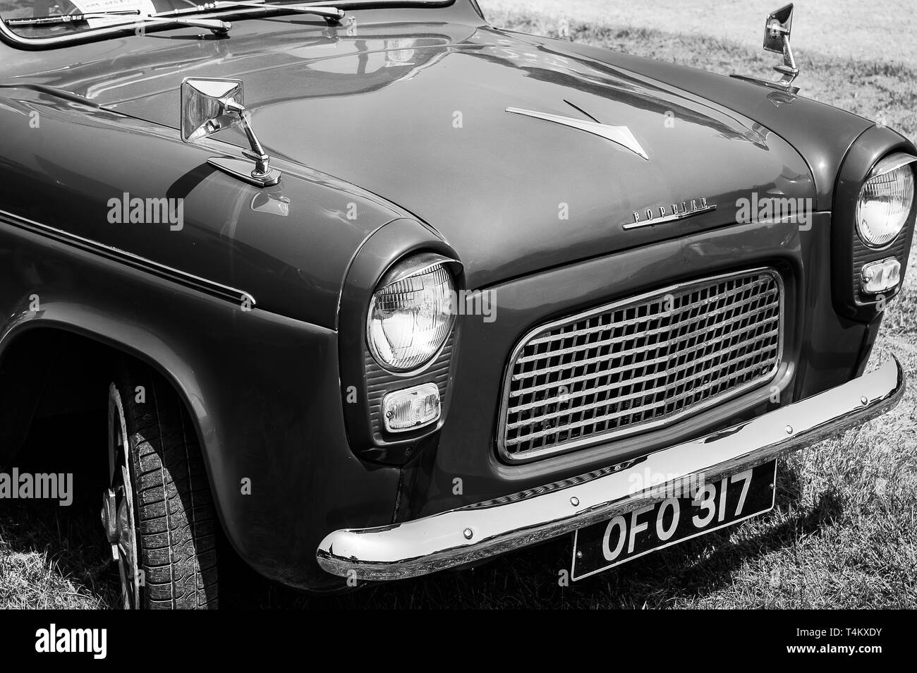 Vintage ford popular car Black and White Stock Photos & Images - Alamy