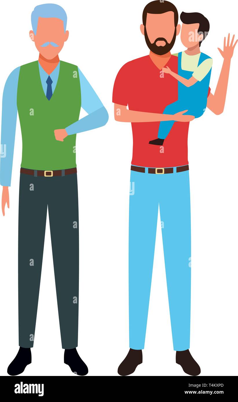 family avatar cartoon character Stock Vector Image & Art - Alamy