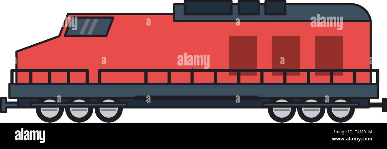 Train vehicle isolated Stock Vector Image & Art - Alamy