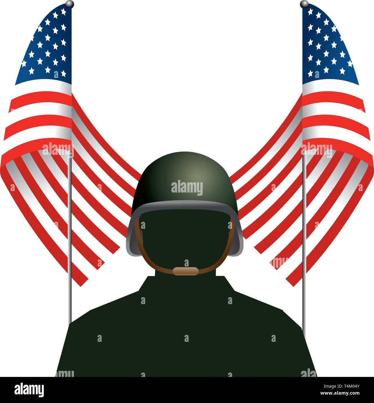 Soldier Flag Clipart