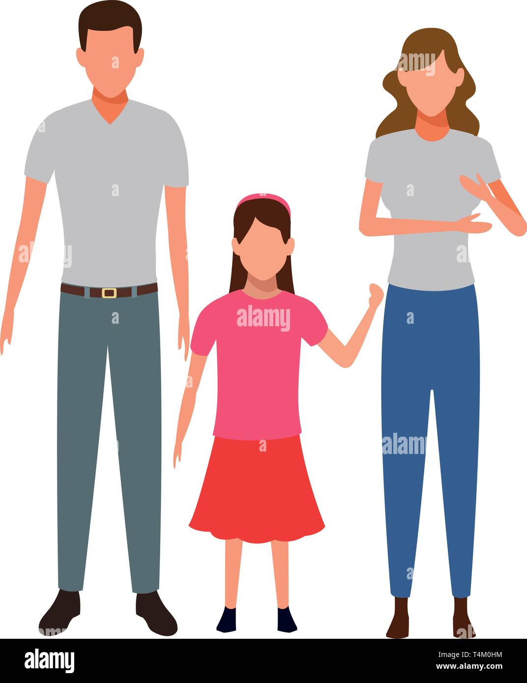 family avatar cartoon character Stock Vector Image & Art - Alamy