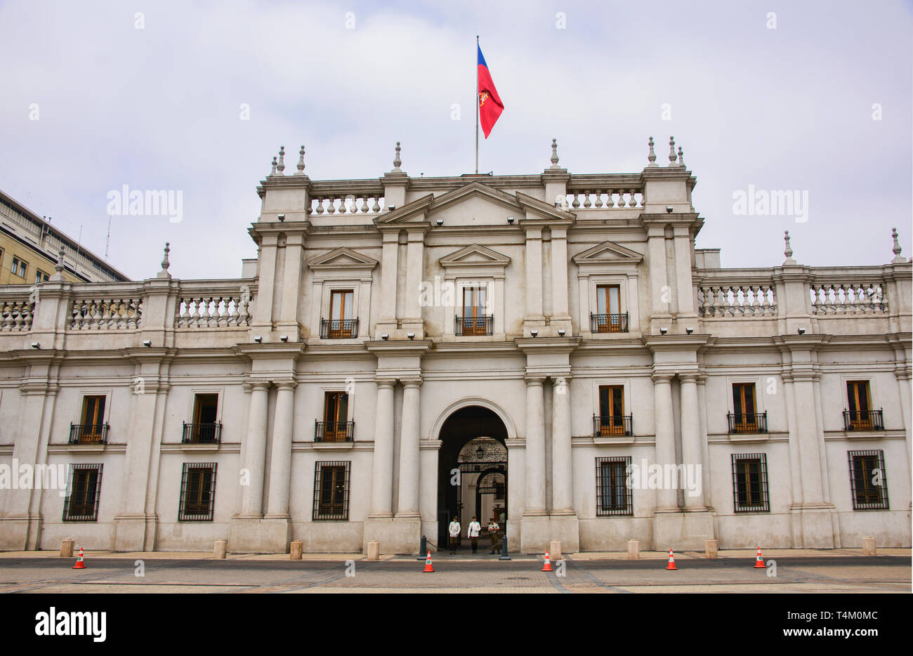 Palacio de La Moneda, the presidential palace, Santiago, Chile Stock ...