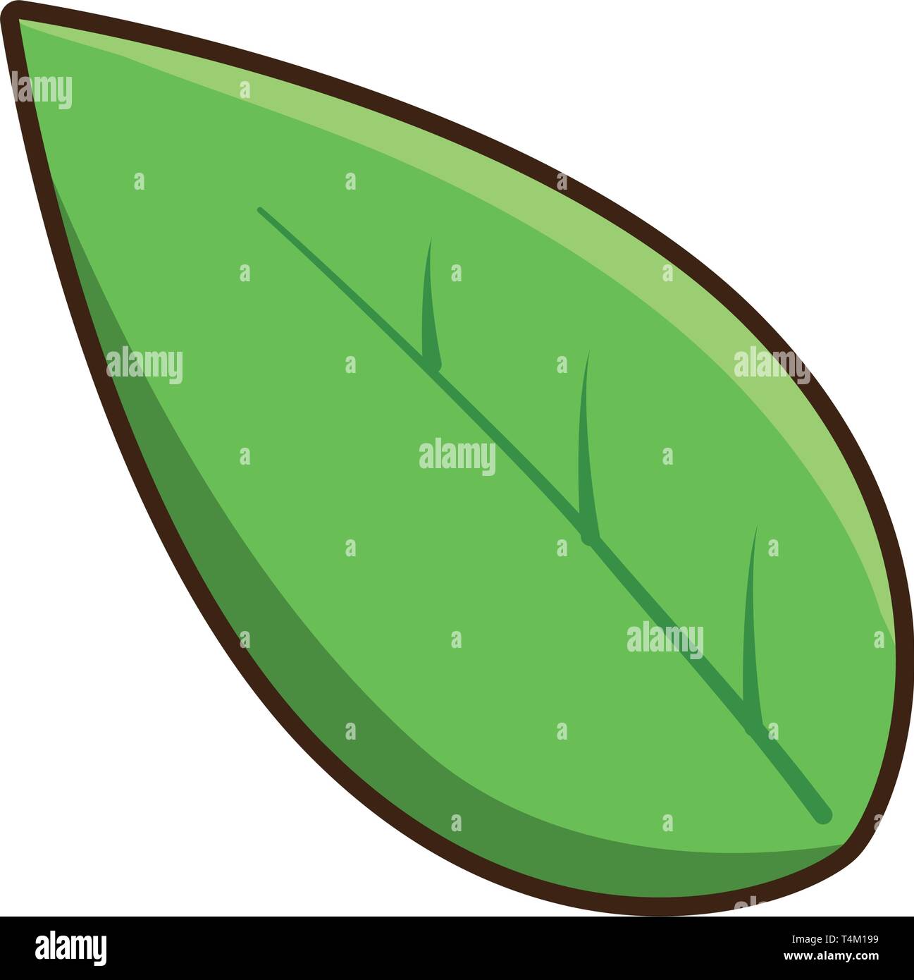nature leaf cartoon vector illustration graphic design Stock Vector ...