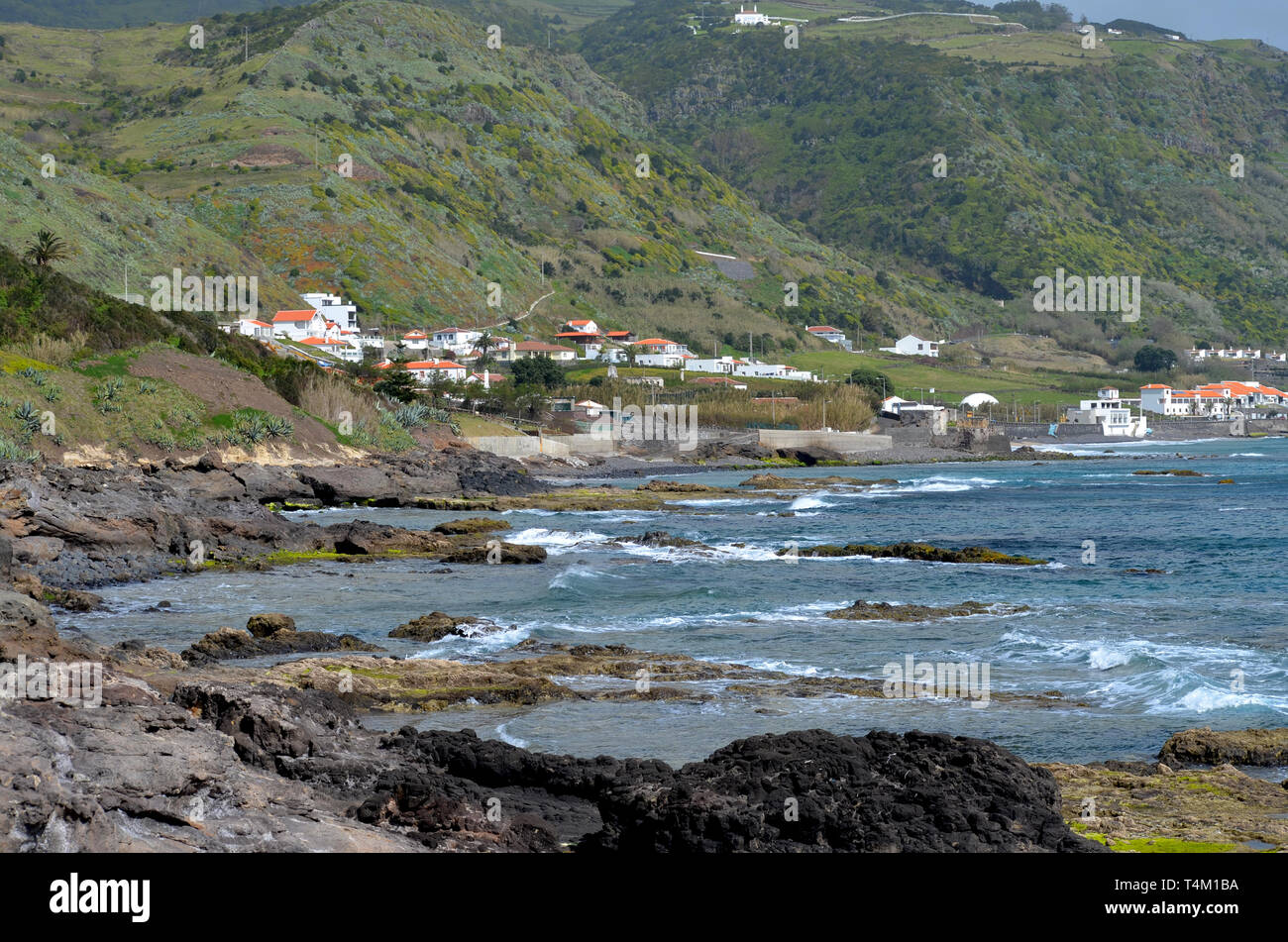 Praia Formosa Bay in Santa Maria island, Azores Stock Photo - Alamy