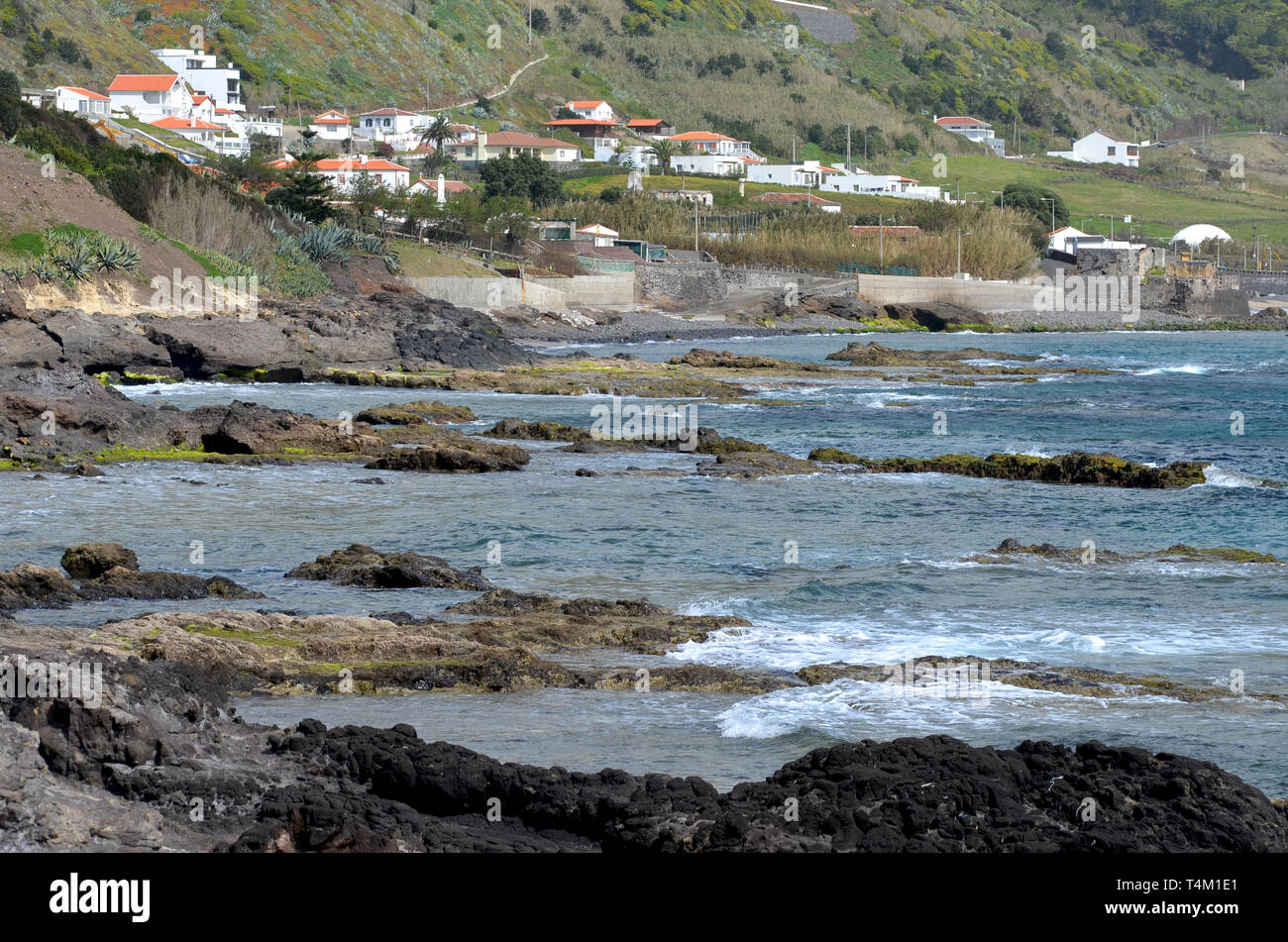 Praia Formosa Bay in Santa Maria island, Azores Stock Photo - Alamy