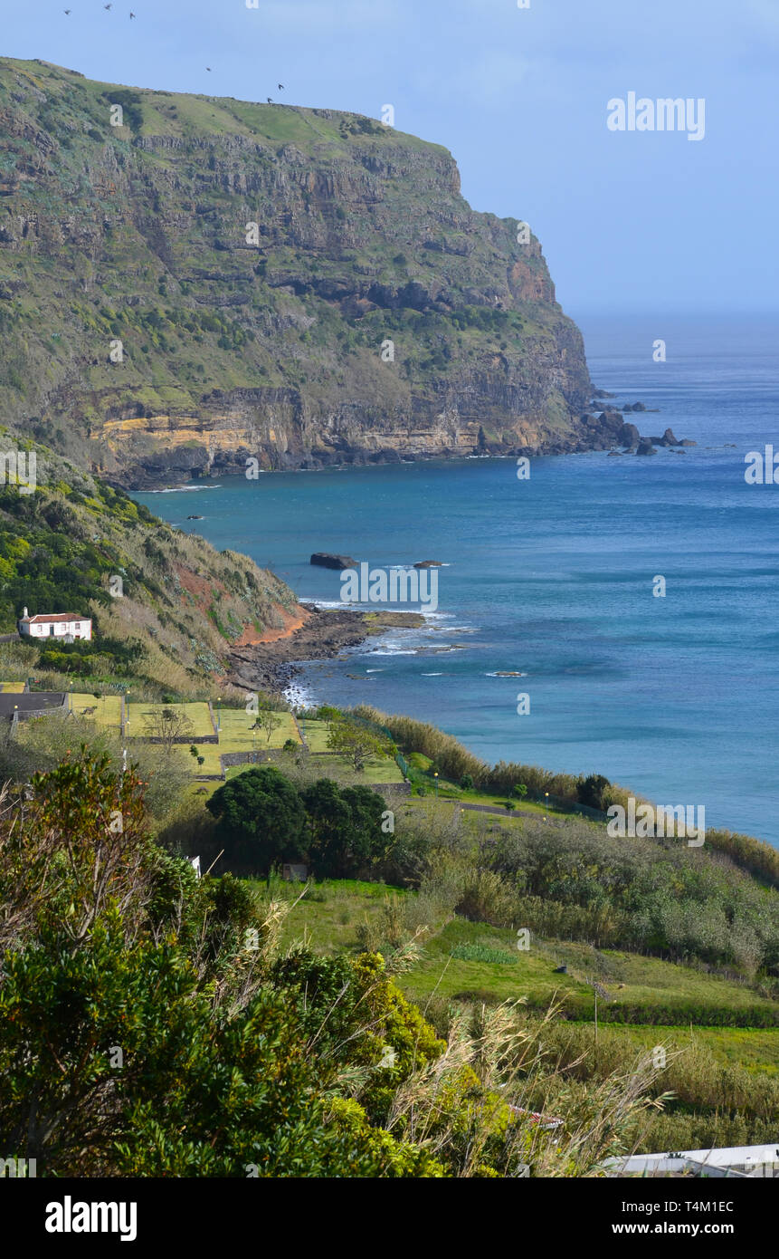 Praia Formosa Bay in Santa Maria island, Azores Stock Photo - Alamy